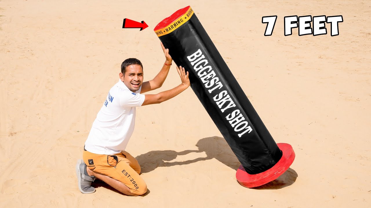 We Made Biggest Skyshot In India - Homemade - YouTube