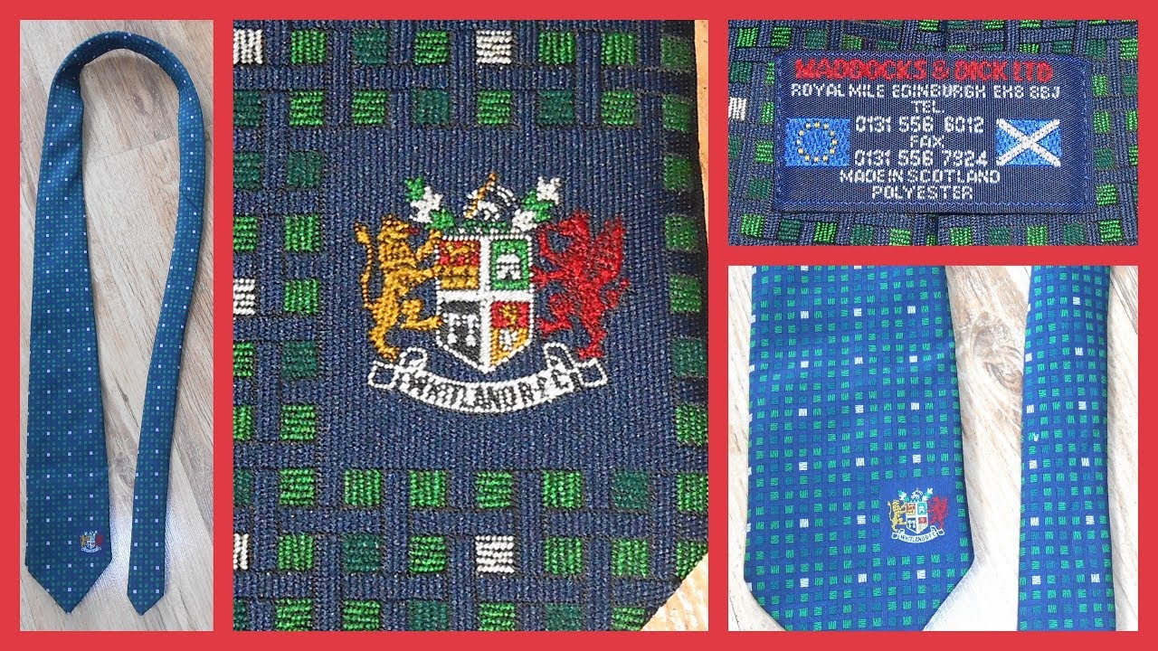 Vintage Whitland Rugby Union Football Club Players Tie VGC Made In The ...