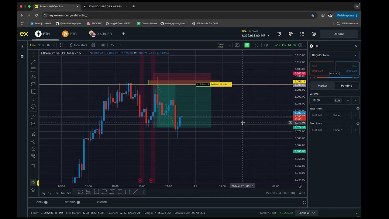 ALPHA SQUARE TRADERS Live Trading ETH - YouTube