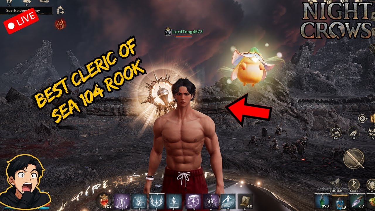 WAR World Dungeon and Cave boss SEA104 vs SEA101 Night Crows Live - YouTube