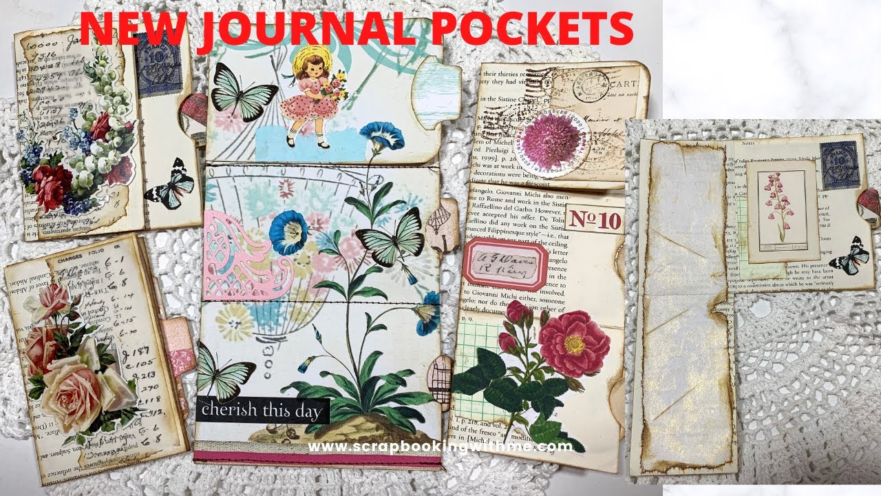 NEW POCKETS WITH FLIP DOWN/UP JOURNALING SPOTS ~ MAKE ANY SIZE EASY AND ...