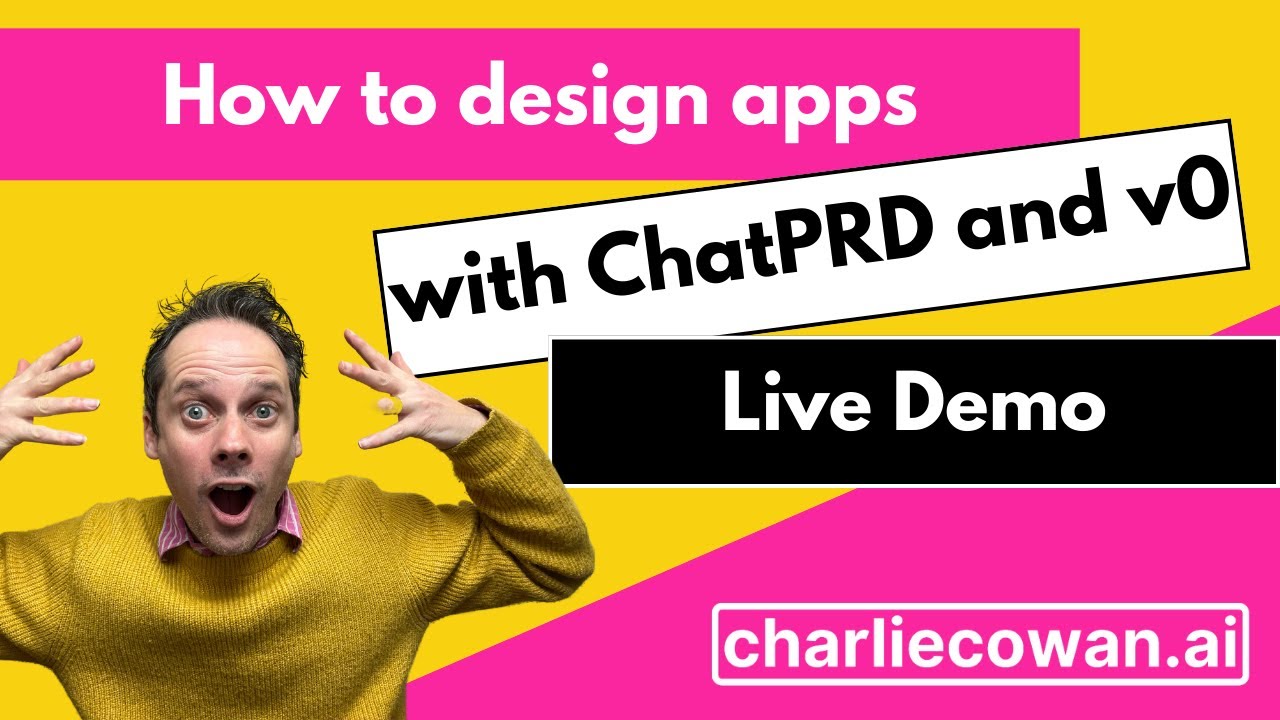 How to use ChatPRD and v0 to design apps - Live demo - YouTube