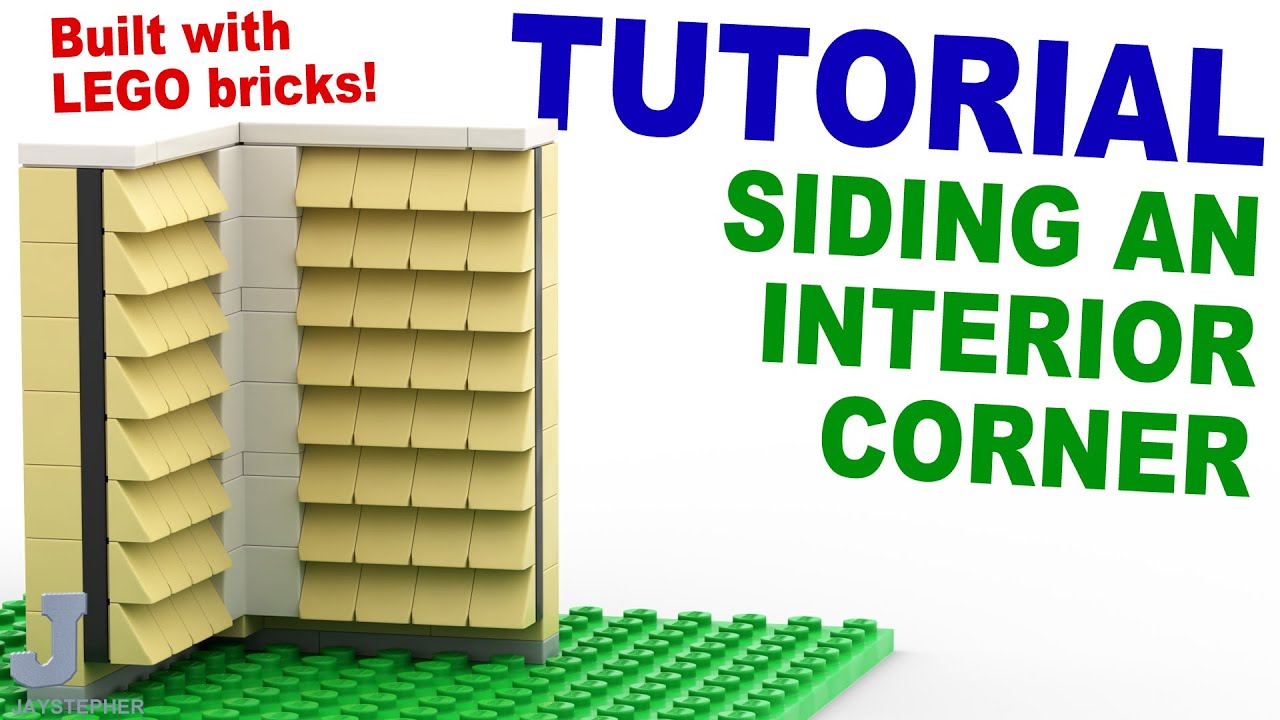 LEGO Siding On An Interior Corner How To Tutorial - YouTube