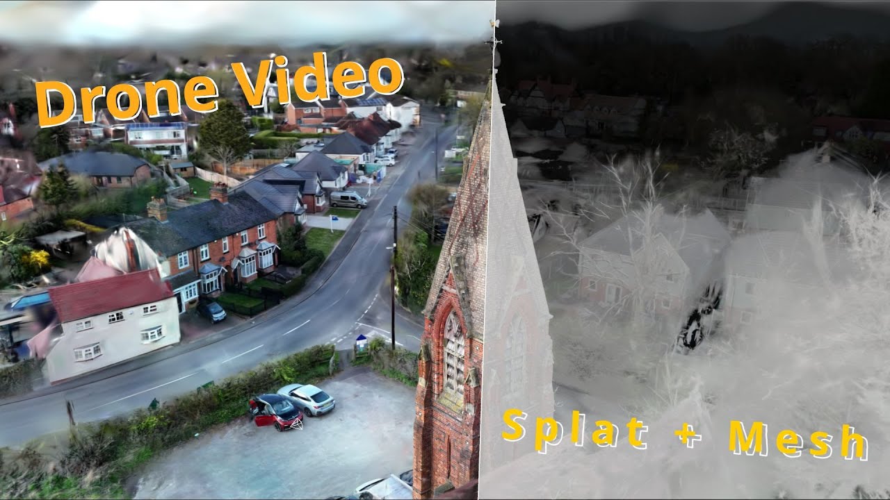 Drone - Gaussian Splat Example - YouTube