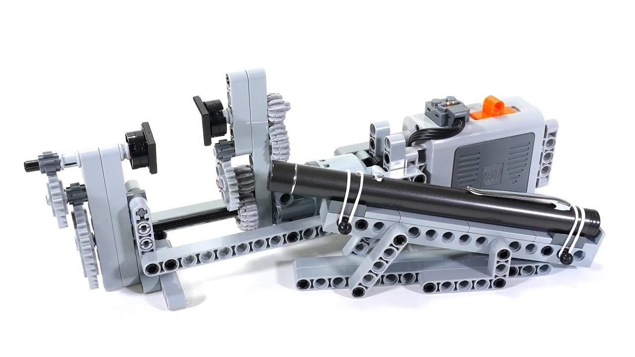 Laser Spirograph Machine : LEGO Technic - YouTube