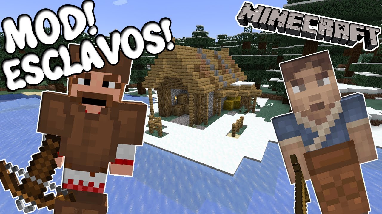 MIS ESCLAVOS! Minecraft 1.18.1 MOD HUMAN COMPANION! - YouTube