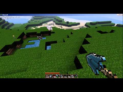 How To Redirect Water Using Redstone On Minecraft - YouTube