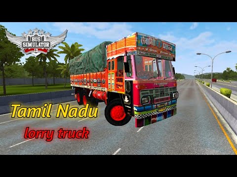 Driving a Tamil Nadu lorry truck😍 || Bus simulater indonisia @ - YouTube