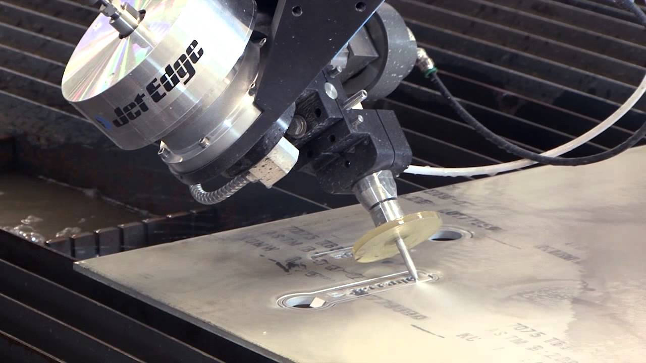 Jet Edge 5 Axis Water Jet - Presented by Michael Waltrip of Michael ...