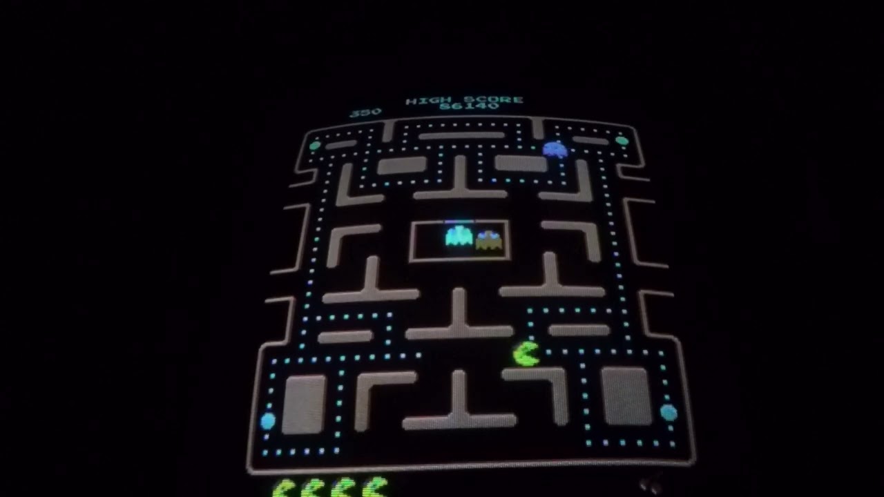 Ms Pacman "end of blue" tie - YouTube