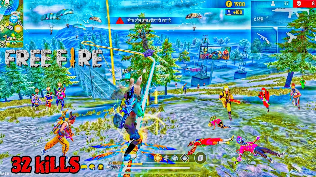 FREEFIRE 🔥Solo vs Squad III 🤯 32 Kills Total - Garena free fire # ...