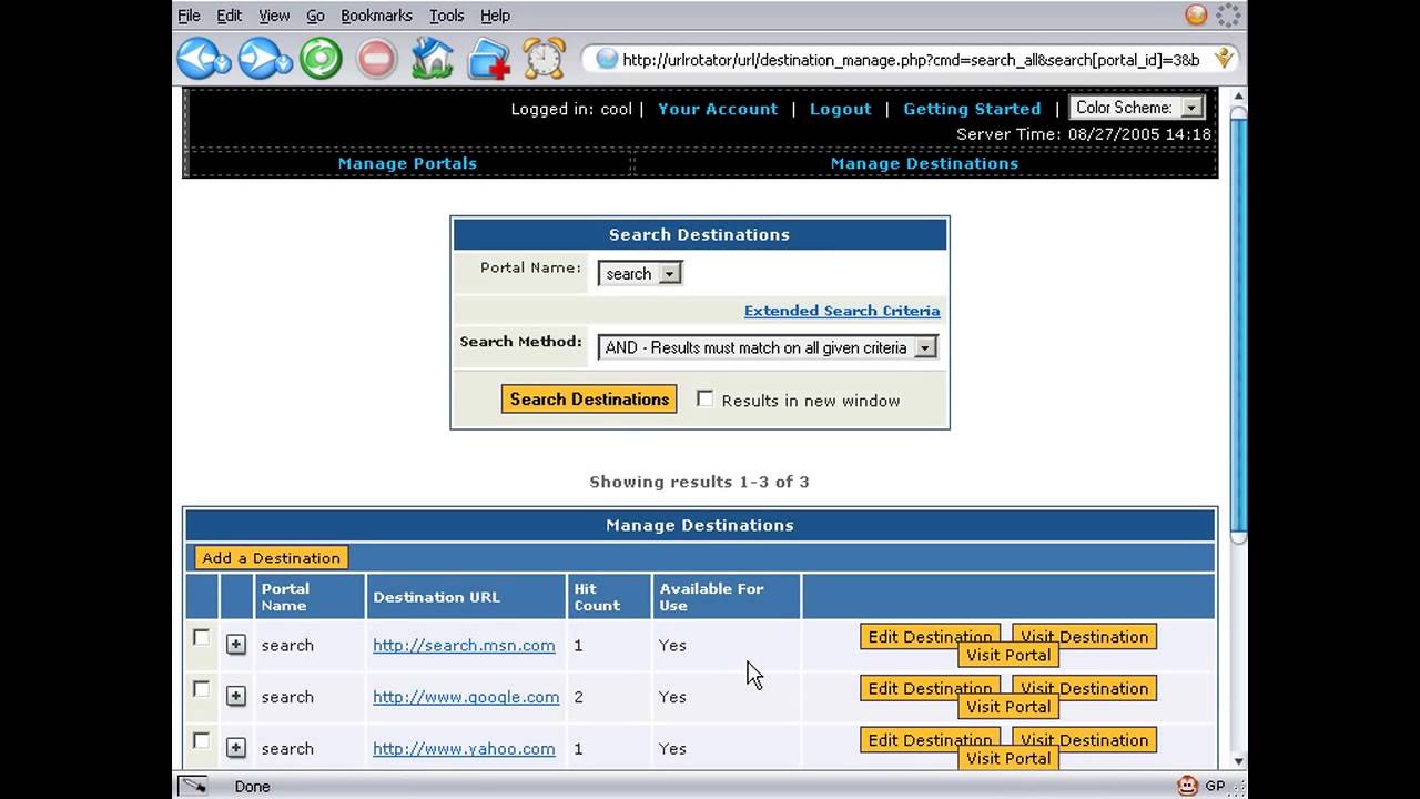 CodeFu.net URL Rotator Example Usage - YouTube