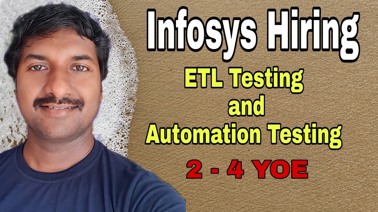 Infosys Hiring Software Testing Engineer - YouTube