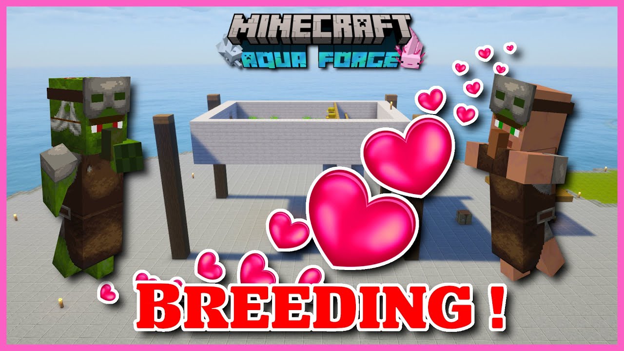 Breeding Villagers in Minecraft | Aqua Forge 006 - YouTube