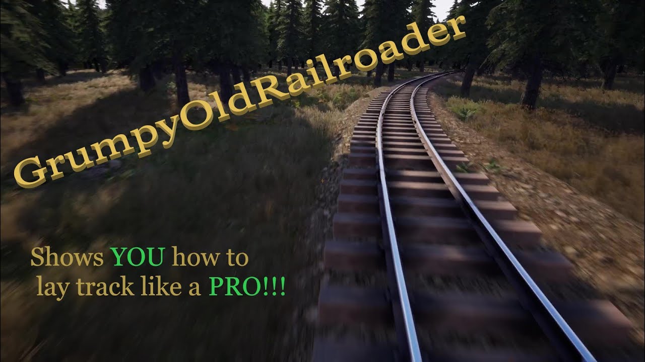 RAILROADS Online! Track Laying Tutorial / Tips and Tricks - YouTube