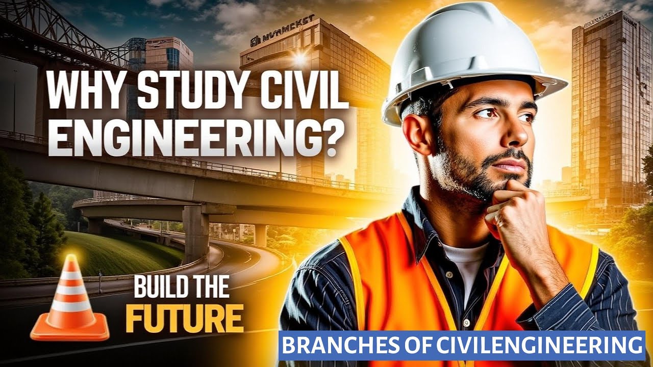 WHY STUDY CIVIL ENGINEERING ? | BRANCHES OF CIVIL ENGINEERING. - YouTube