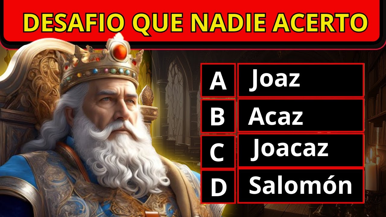 18 PREGUNTAS BIBLICAS DE NIVEL MEDIO Y DIFICIL /Trivia Biblica ...