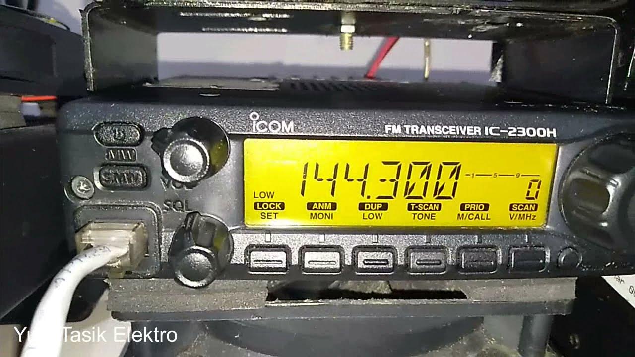TUTORIAL MENAMBAHKAN AUDIO UNTUK ICOM IC 2300 H - YouTube