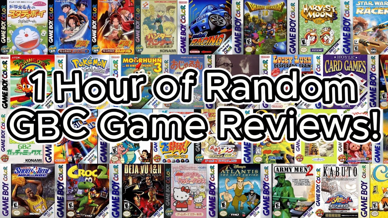 1 Hour of Random Game Boy Color Game Reviews! - YouTube