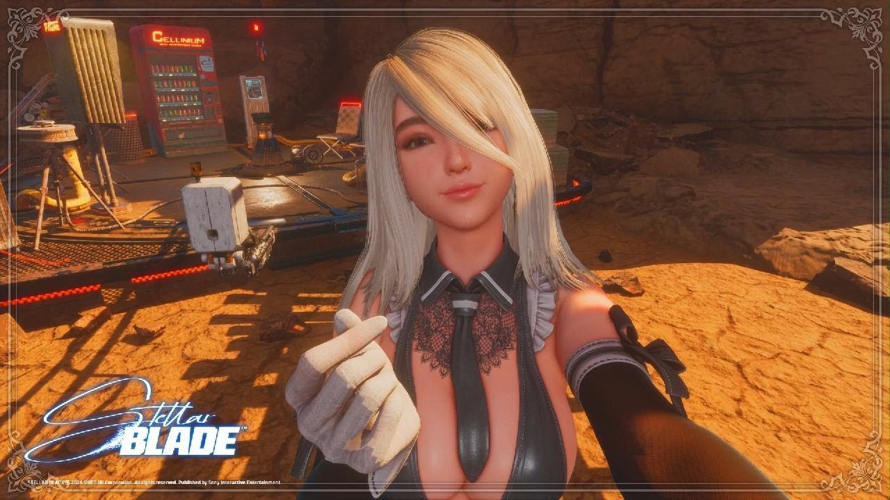 Stellar Blade x Nier Automata A2 Selfie in the Wasteland - YouTube