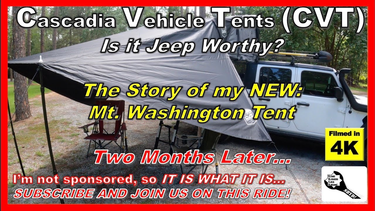 Best Hardshell Roof Top Tent? Two Month Review of Cascadia Vehicle ...