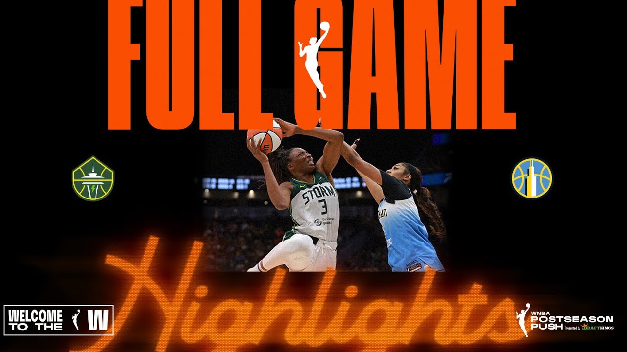 Seattle Storm vs. Chicago Sky | FULL GAME HIGHLIGHTS | Aug 30, 2025 ...