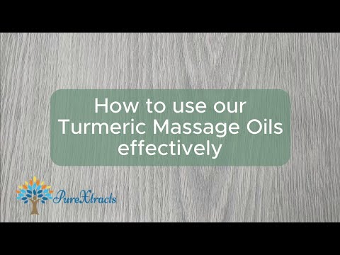 How to use our Turmeric Massage Oil Effectively