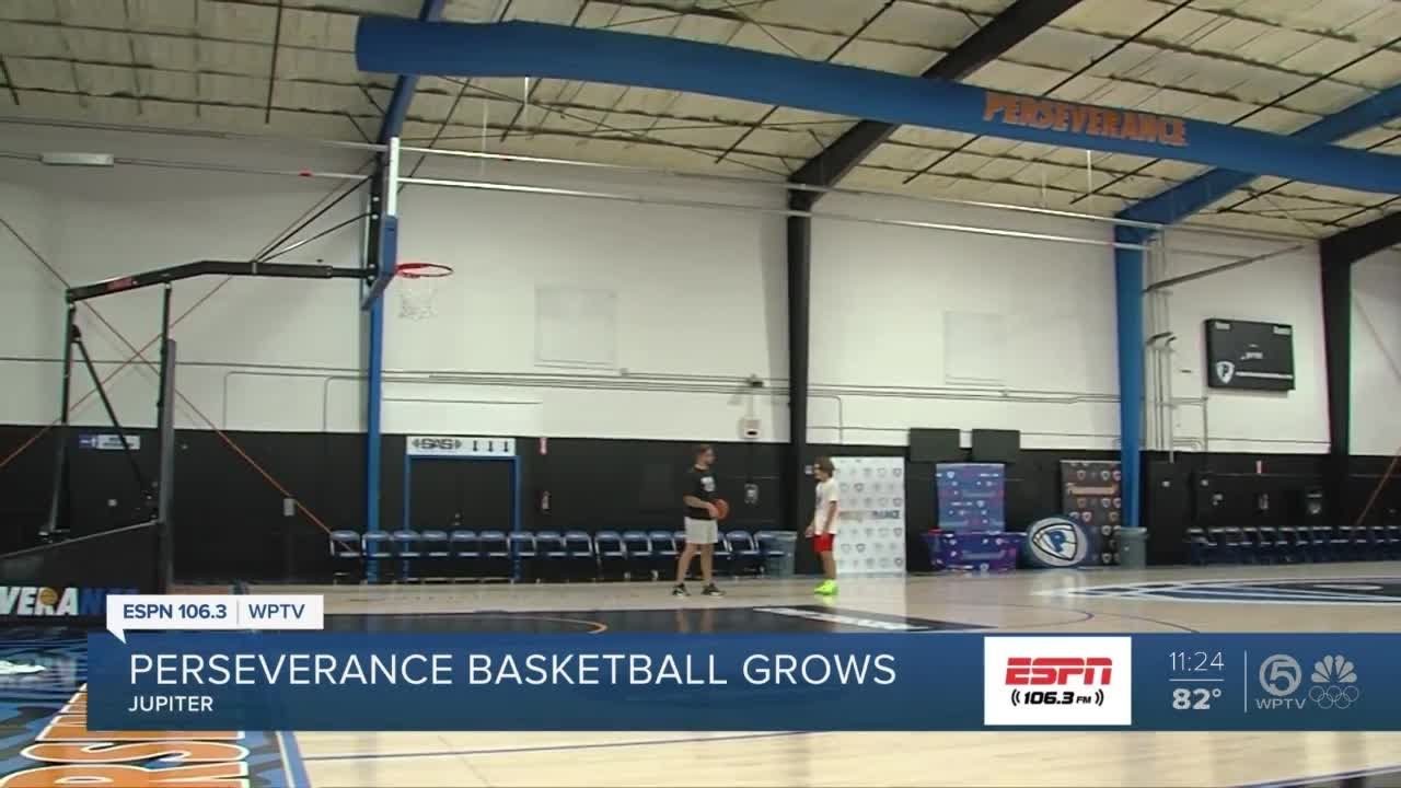 Perseverance basketball opens new facility in Jupiter - YouTube