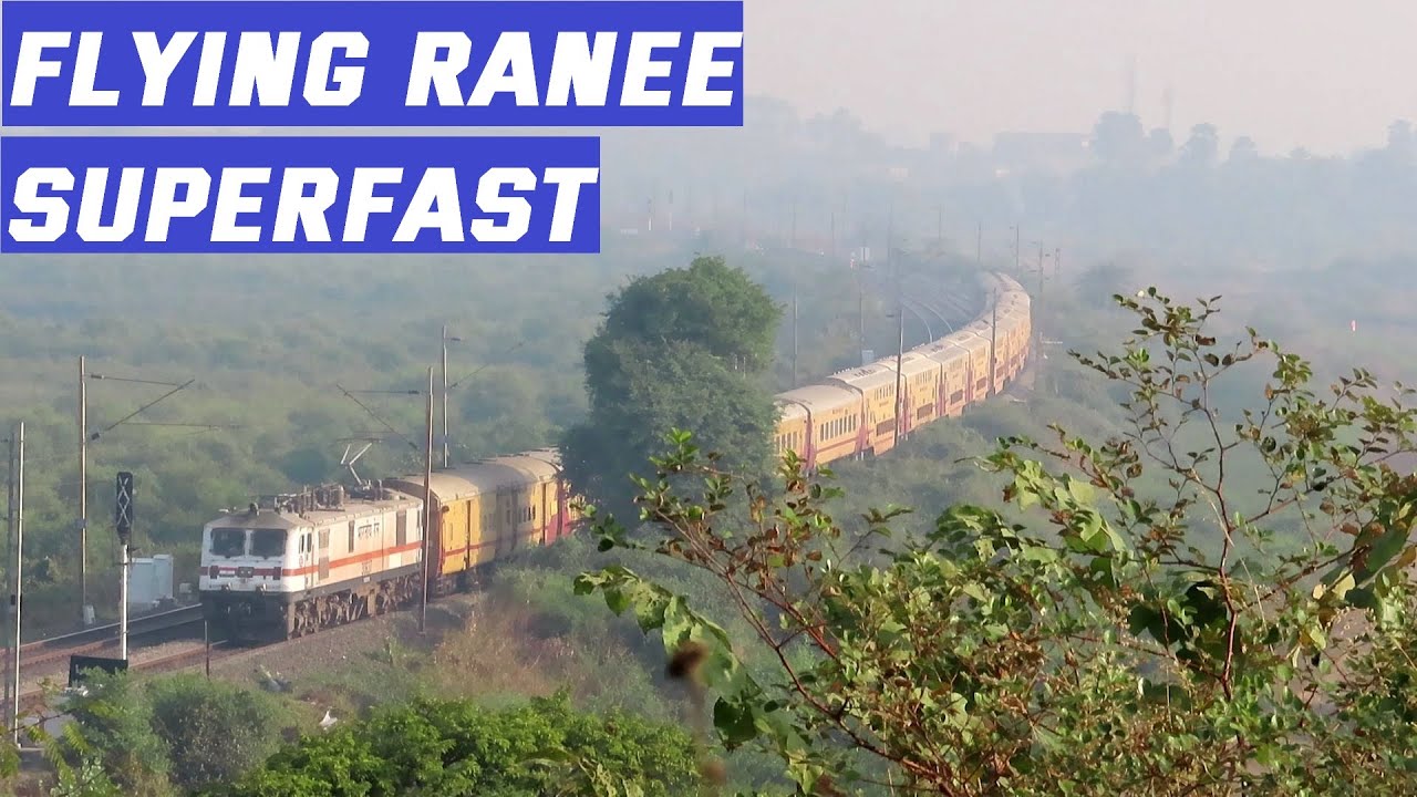 Flying Ranee : India's Only Non AC Double Decker Superfast !! - YouTube