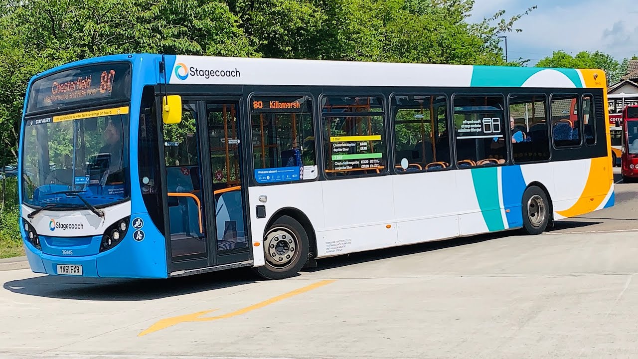 Stagecoach Bus Chesterfield 36445 At Crystal Peaks On 80 From Sheffield ...