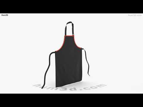 Apron 3D model by 3DModels.org - YouTube