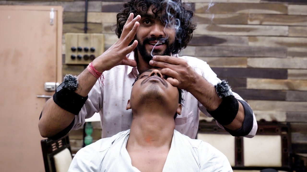 Baba Sen Junior and Vikram Cosmic Head Massage for Relaxation | Indian ...