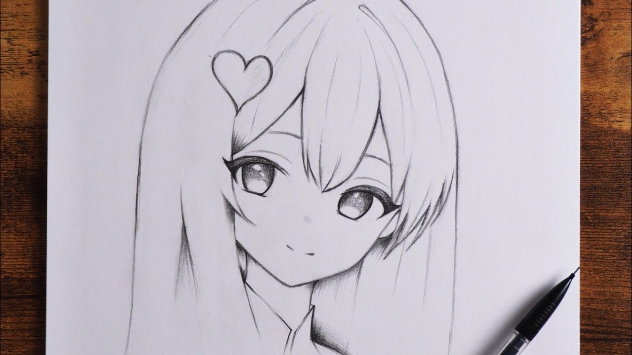 How To Draw Anime Girl Easy Anime Drawing Like Pro Youtube
