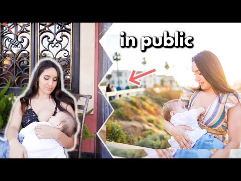 People React to BREASTFEEDING IN PUBLIC Photography Challenge