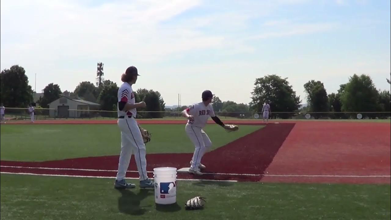 Jaxson Wood Infield - Mid Atlantic Red Sox - Filmed June 2023 - www.PlayInSchool.com - YouTube
