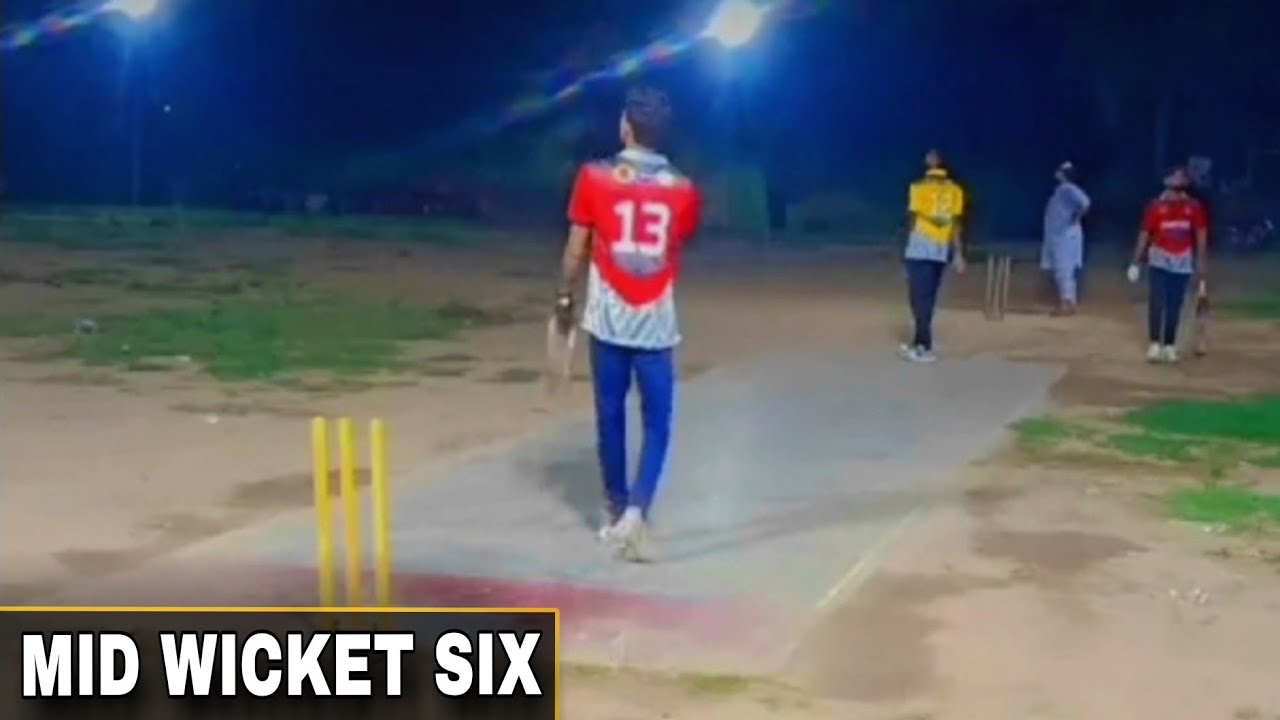 mid wicket key oper se chhaka A six over mid wicket Ehtisham minhas # ...