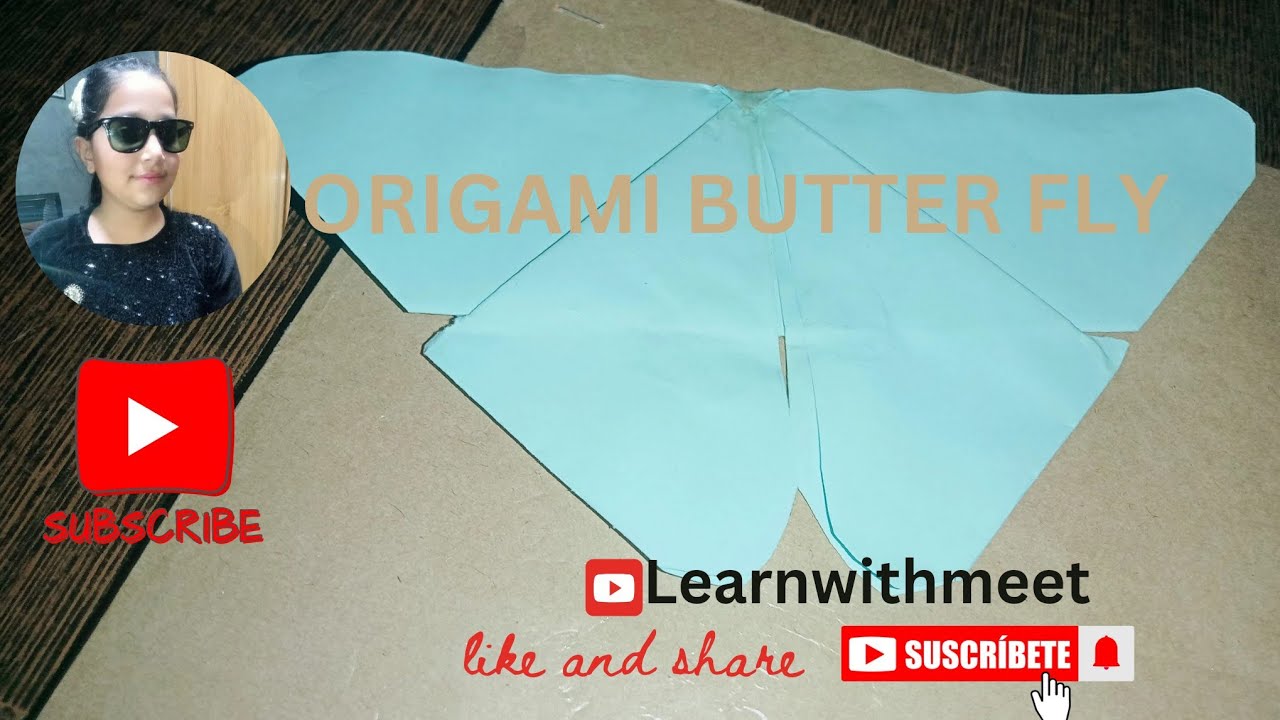 How to make origami butter fly 🦋🦋|Learnwithmeet - YouTube