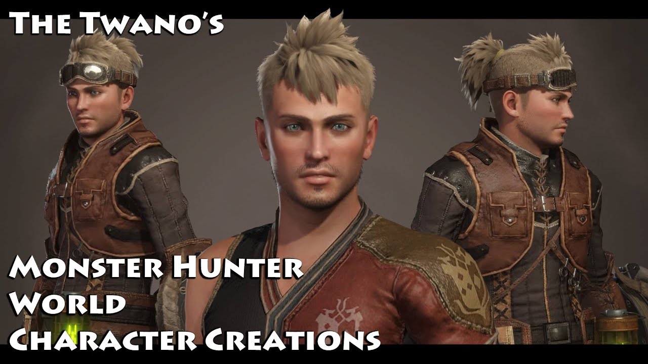 Monster Hunter World - Character Creation (Male) #2 - YouTube