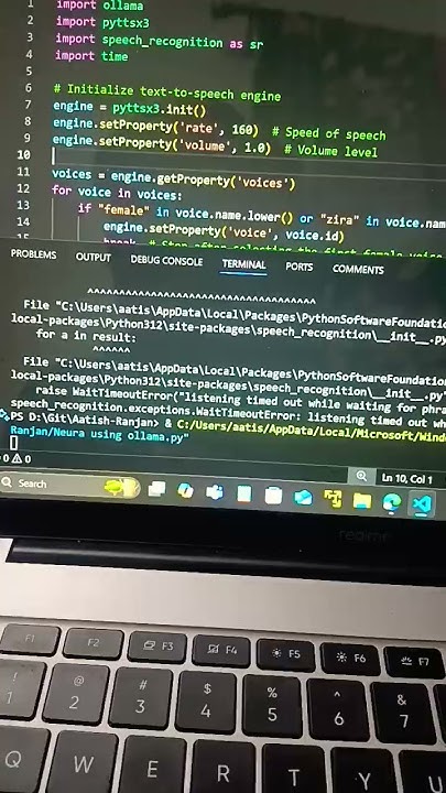 Neura my first AI companion | It works like Jarvis | #ai #coding # ...