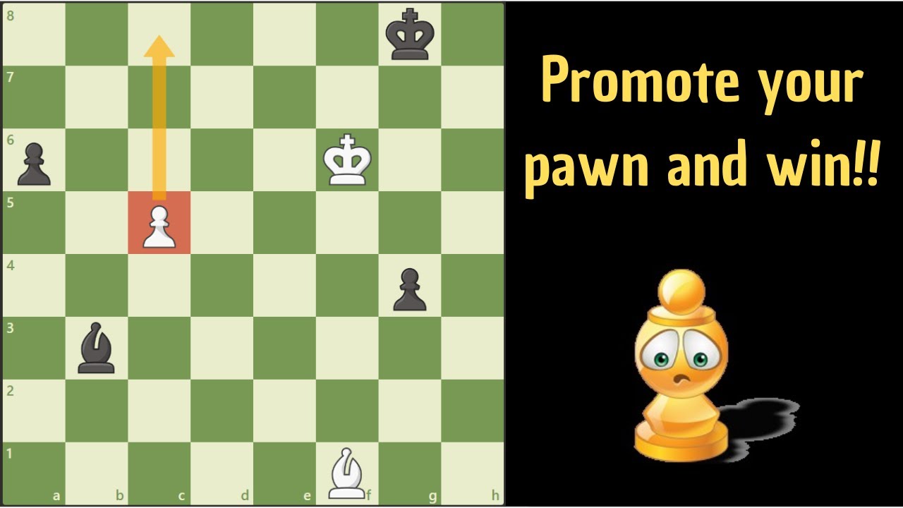 Promote your pawn and win!! - YouTube