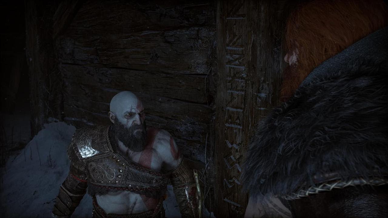 Thor Meets Kratos in front of his house God of War Ragnarok - YouTube
