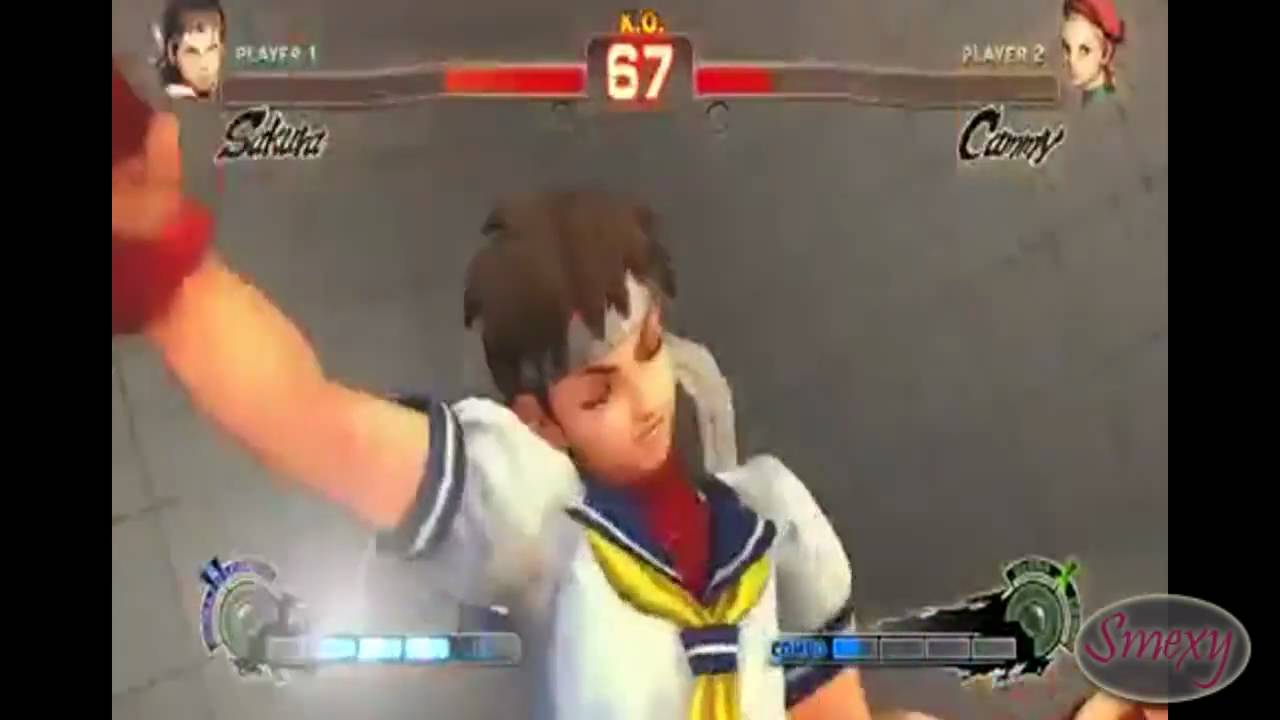 Super Street Fighter 4 Sakura New Ultra Shinku Hadouken.mp4 - YouTube