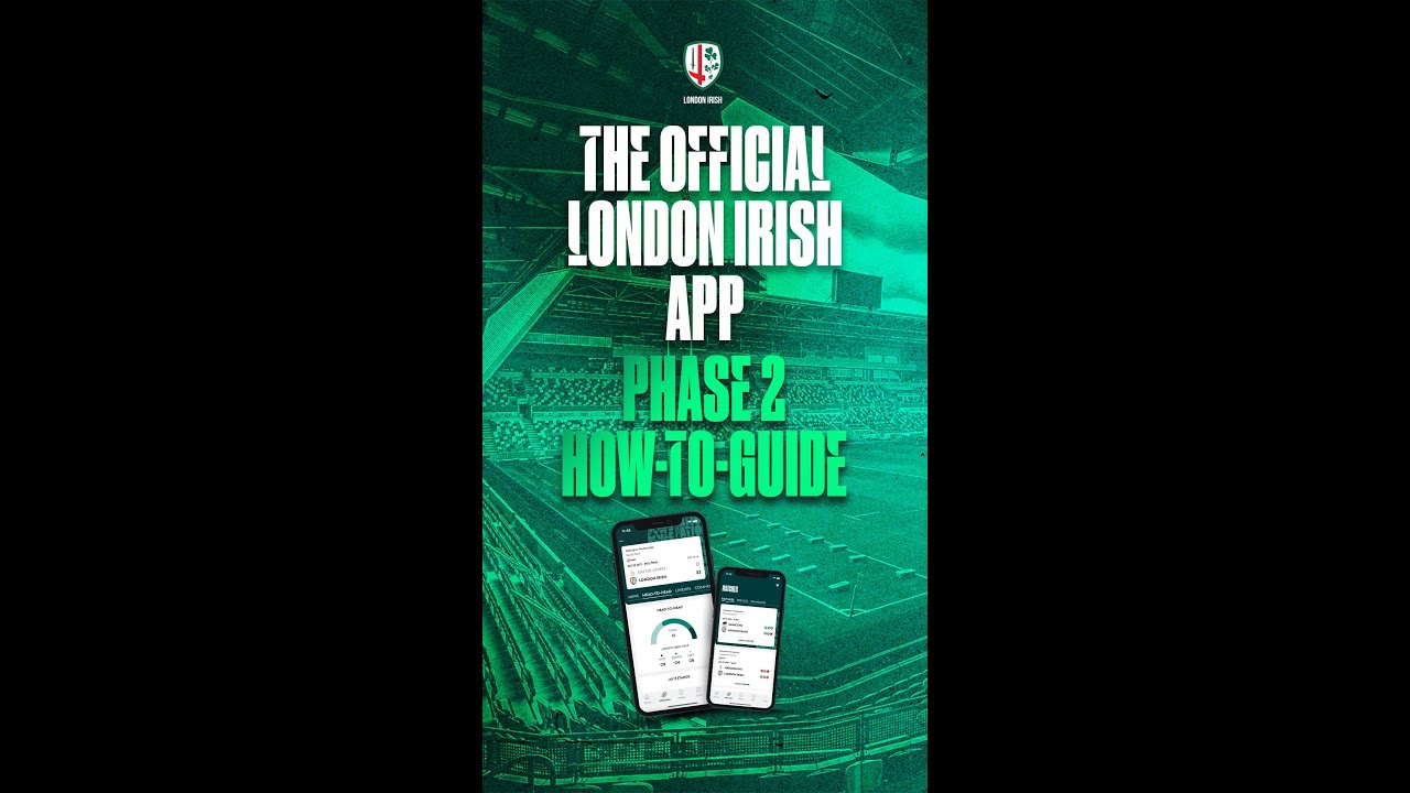 How to use the London Irish app - YouTube