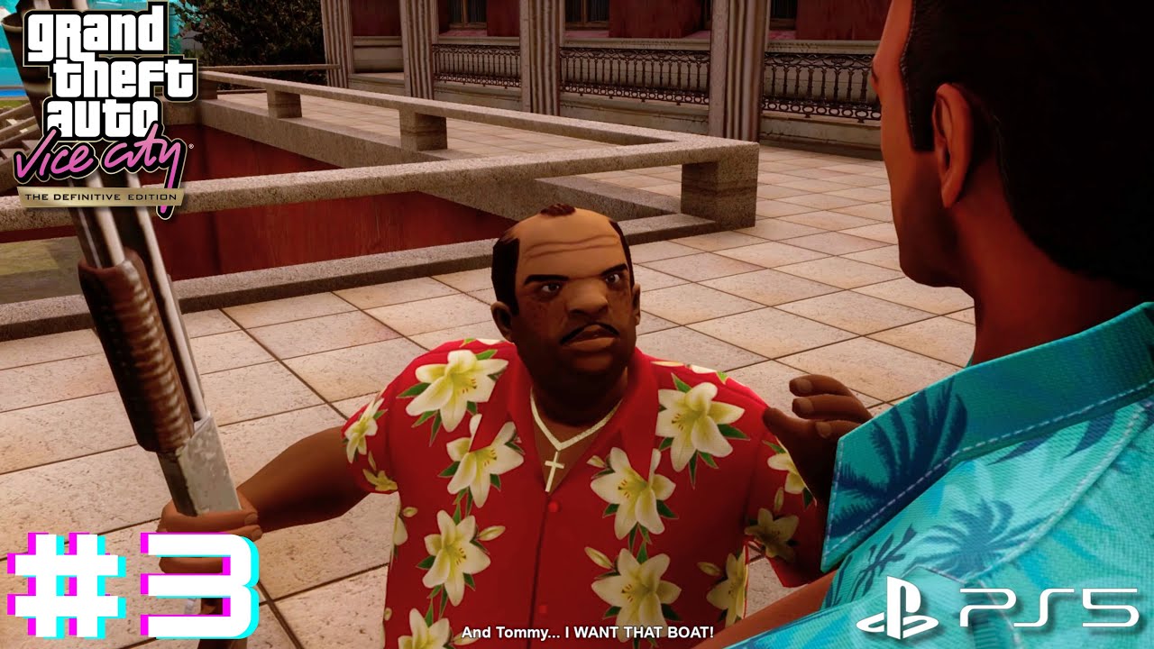 I Want that Boat, Tommy... Grand Theft Auto: Vice City Part 3 (PS5 ...