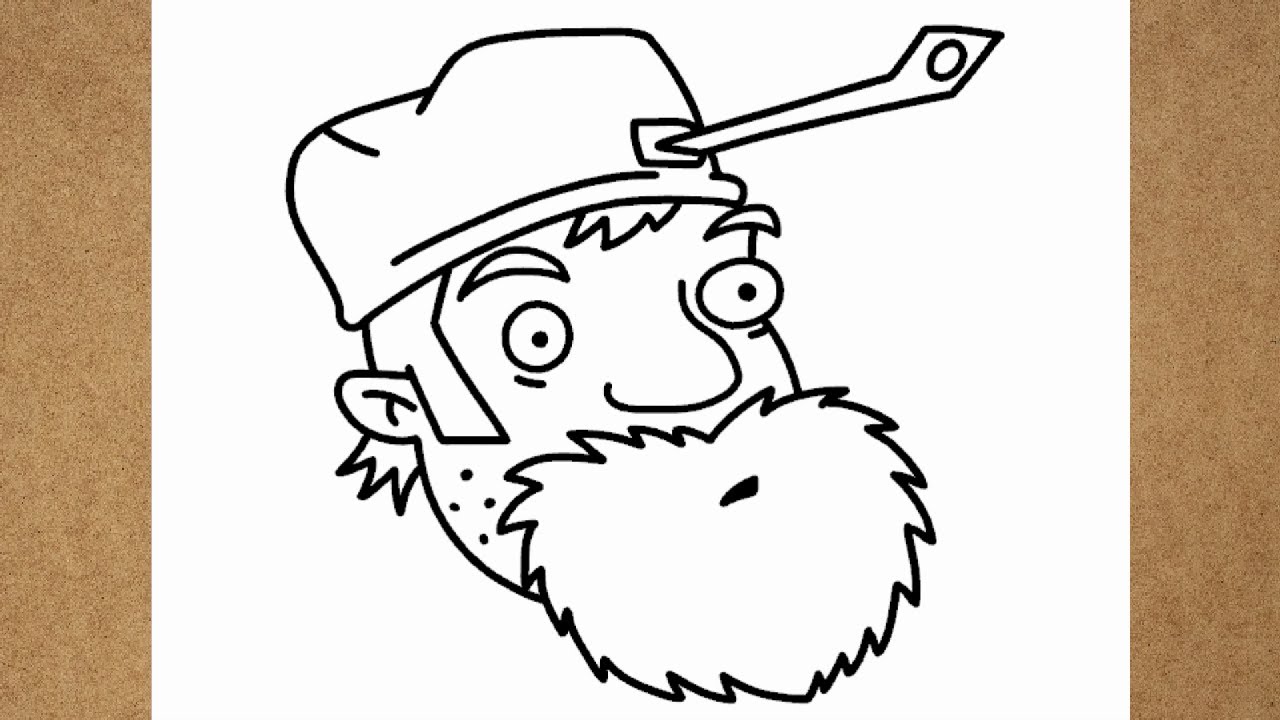 Como dibujar a Dave de Plants vs Zombies 2 pvz - YouTube