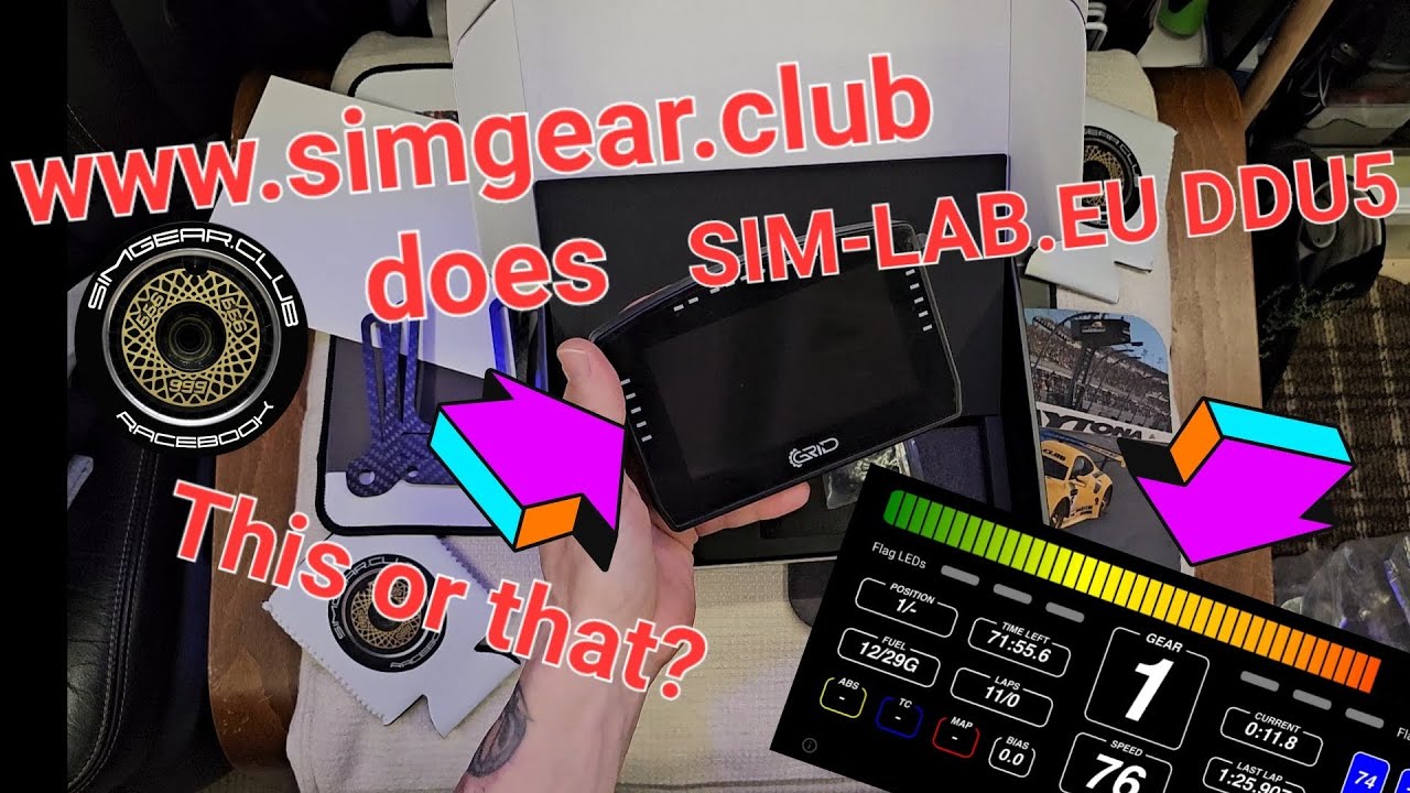 Grid Engineering DDU5 5inch display unboxing with www.simgear.club ...