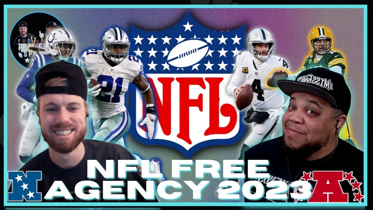 NFL FREE AGENCY 2023 | WINNERS n LOSERS | LIVE WATCH-PARTY | REAL FANS ...