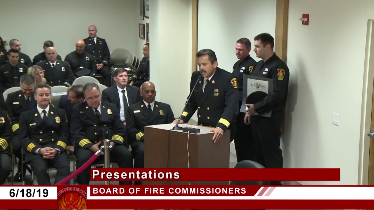 LAFD Fire Commission 6.18.19 - Firefighters Recognized for Structure ...