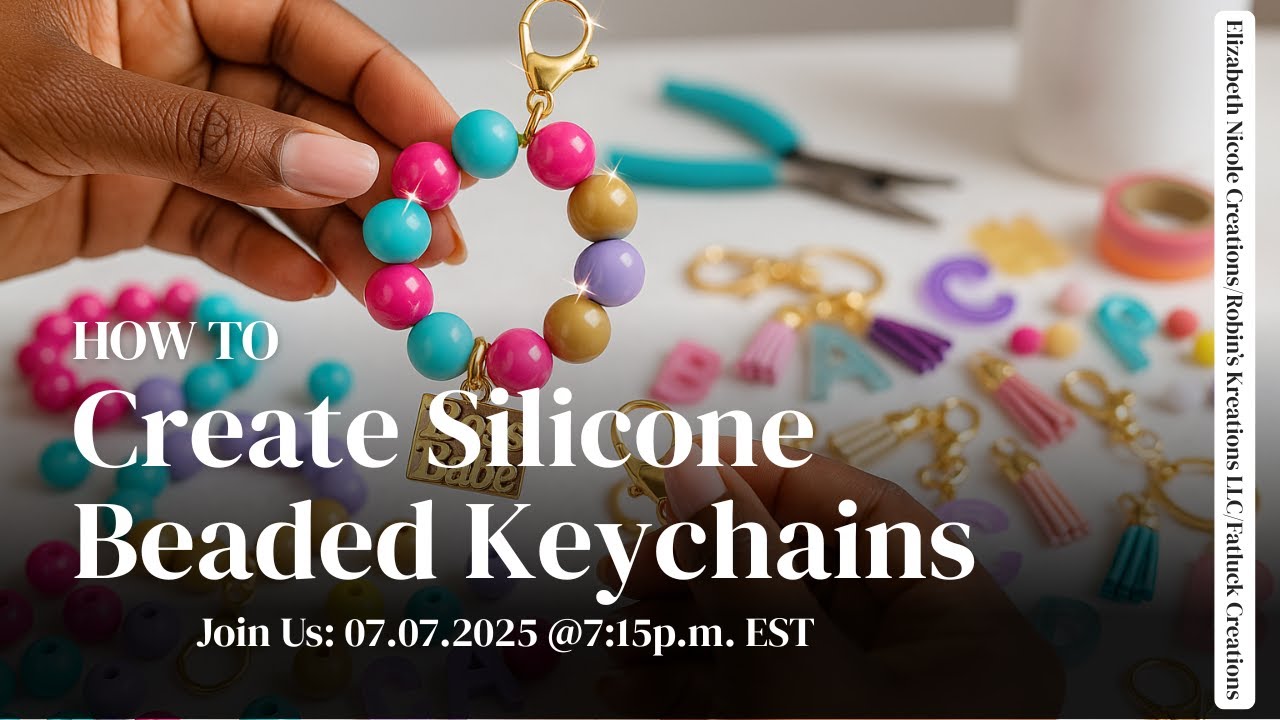 🎨 How to Make Silicone Beaded Keychains - YouTube