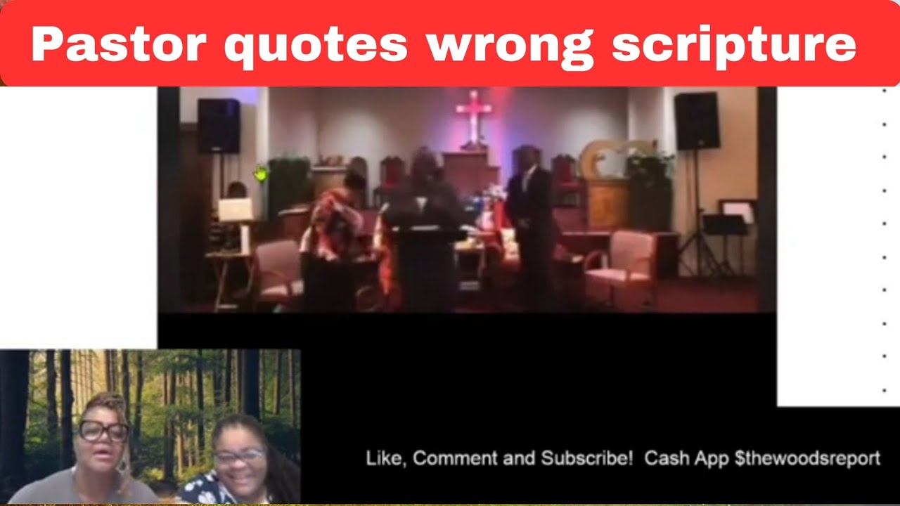 Funny Video: Power of Psalms 3:16 Pastor misquoted scripture - YouTube